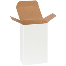 3 x 2 x 5" White Reverse Tuck Folding Cartons | Brandt Box